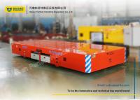China Cement Floor Battery Transfer Cart Industrial Trackless Handling For Foundry Plant for sale