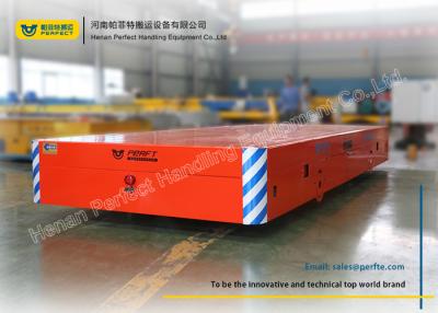 China Cement Floor Battery Transfer Cart Industrial Trackless Handling For Foundry Plant for sale