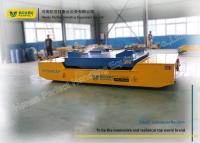 China 21 Ton Yellow Electric Lift Trolley / Hydraulic Platform Lift For Steel Industry for sale