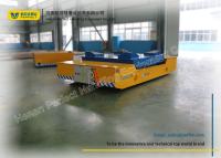 China 21 Ton Yellow Electric Lift Trolley / Hydraulic Platform Lift For Steel Industry for sale