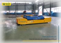China 21 Ton Yellow Electric Lift Trolley / Hydraulic Platform Lift For Steel Industry for sale