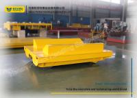 China Cast Steel Wheel Motorised Rail Trolley 15 Ton Capacity With Safe Device for sale