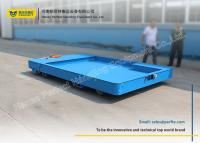 China Flat Steel Battery Powered Cart Export  No Rail Vehicle With PLC Control for sale