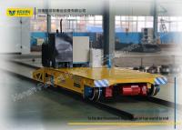 China Warehouse Transferring Flat Rail Guided Vehicle , Cargo Heavy Duty Cart Trolley for sale