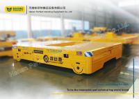 China Large Table Conductor Cable Power Pallet Transfer Carts , Rail Transfer Trolley Car for sale