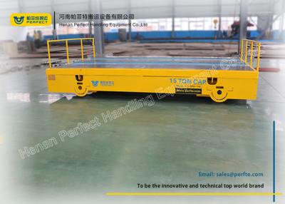 China Mould Heavy Duty Plant Trailer Electric Building Site Track Bogie Handling Vehicle for sale