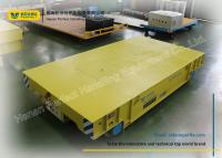 China Steel Wheel Rail Transfer Cart Adjustable Speed , Factory Automatic Steerable Trailer for sale