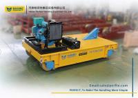 China Heavy Material Transfer Cart Curved Rails Moving Flat Car Save Labor Force for sale