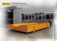 China Customized Load Capacity Motorized Transfer Trolley , Steel Coil Transfer Cart for sale