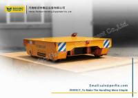 China Workshop Battery Transfer Cart / Rail Transfer Trolley Cast Steel Wheel Carriage for sale