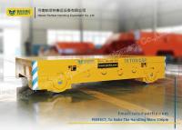 China Cast Steel Wheel Rail Transfer Cart Heavy Cargo Transportation For Crane for sale