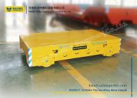 China Cast Steel Wheel Rail Transfer Cart Heavy Cargo Transportation For Crane for sale