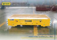 China Cast Steel Wheel Rail Transfer Cart Heavy Cargo Transportation For Crane for sale
