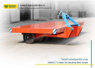 China Cargo Transfer Heavy Duty Flatbed Trailer Flexible Working For Small Space for sale