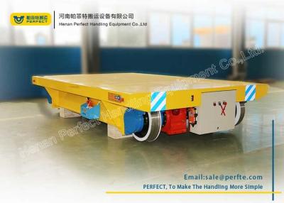 China 50 T Cable Heavy Industrial Transfer Trolley Solid Electric Bogie For Workshop for sale