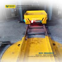 China transfer cart with turnplate on rail achieves 360 degree rotation Material Handling Turntable for sale