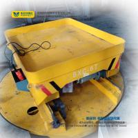 China transfer cart with turnplate on rail achieves 360 degree rotation Material Handling Turntable for sale