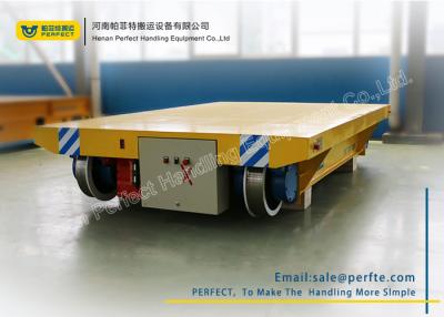 China 50 Ton Cable Drum Industrial Transfer Trolley For Heavy Industrial Materials for sale