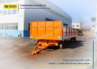 China Orange Heavy Duty Plant Trailer Customized Load Capacity For Cargo Shipment for sale