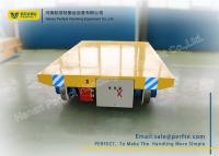 China Cable Powered Rail Transfer Cart Wagon Anti - High Temperature With Flat Bed for sale