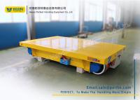 China Cable Powered Rail Transfer Cart Wagon Anti - High Temperature With Flat Bed for sale