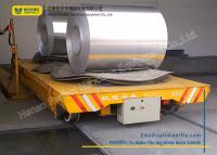 China Towed Cable Powered Coil Transfer Trolley Customized Color For Metal Sheet for sale