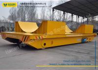 China Towed Cable Powered Coil Transfer Trolley Customized Color For Metal Sheet for sale