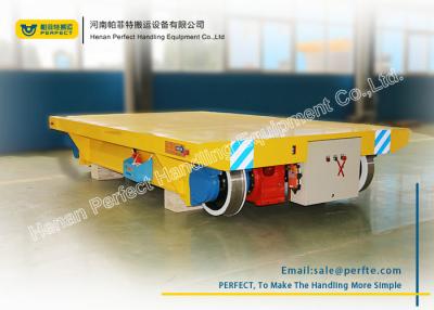 China Heavy Material Wagon Motorised Rail Trolley Customized Color High Efficiency for sale