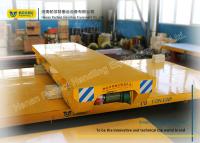 China Handling system for Manufacturing Industry Rail Transfer Cart , yellow for sale