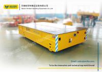 China Plant Smooth Ground Electric Trailer Trolley With Polyurethane Solid Wheels for sale