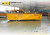 China Plant Smooth Ground Electric Trailer Trolley With Polyurethane Solid Wheels for sale