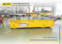 China Plant Smooth Ground Electric Trailer Trolley With Polyurethane Solid Wheels for sale