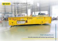 China Plant Smooth Ground Electric Trailer Trolley With Polyurethane Solid Wheels for sale