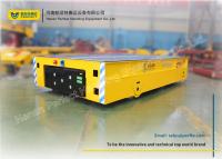China Plant Smooth Ground Electric Trailer Trolley With Polyurethane Solid Wheels for sale