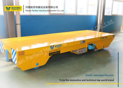 China Steel Rail Towed Cable Industrial Transfer Trolley For 1-300 Ton Transportation for sale