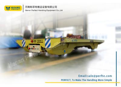 China Heavy Capacity Electric Pallet Rail Transfer Cart for Material Transship for sale