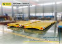 China No Power Rail Mounted Towed Pallet Transfer Carts , Cargo Rail Transfer Trolley for sale