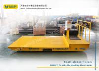 China Heavy Flat Rail Industrial Transfer Trolley / Material Handling Equipment for sale