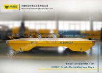 China Solid Railway Equipment Electric Heavy Load Cart Flat Car For Material Transporting for sale