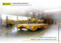 China Solid Railway Equipment Electric Heavy Load Cart Flat Car For Material Transporting for sale