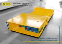 China Cross Bay Material Transfer Cart , Motorized Floor Slab Material Handling Trolley for sale