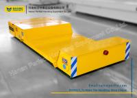 China Cross Bay Material Transfer Cart , Motorized Floor Slab Material Handling Trolley for sale