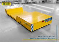 China Cross Bay Material Transfer Cart , Motorized Floor Slab Material Handling Trolley for sale