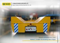 China Large Load Battery Rail Transfer Cart , Electric Copper Trolley For Steel for sale