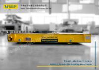 China Armored Line Powered Workshop Rail Transfer Cart / Industrial Material Handling Carts for sale