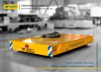 China Armored Line Powered Workshop Rail Transfer Cart / Industrial Material Handling Carts for sale