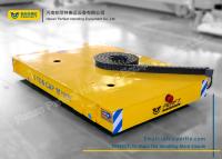 China Armored Line Powered Workshop Rail Transfer Cart / Industrial Material Handling Carts for sale