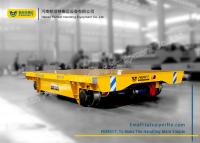 China Angle Box Wheel Rail Powered Transfer Carts For Bridge Girder Transport for sale