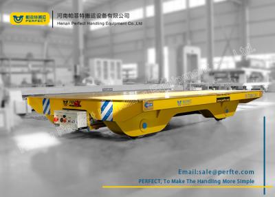 China Cable Reel Powered Rail Die Transfer Cart With Remote & Handheld Control for sale