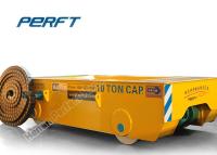 China 10T Cable Reel Powered Industry Standard Flat Transfer Trolley On Rail for sale